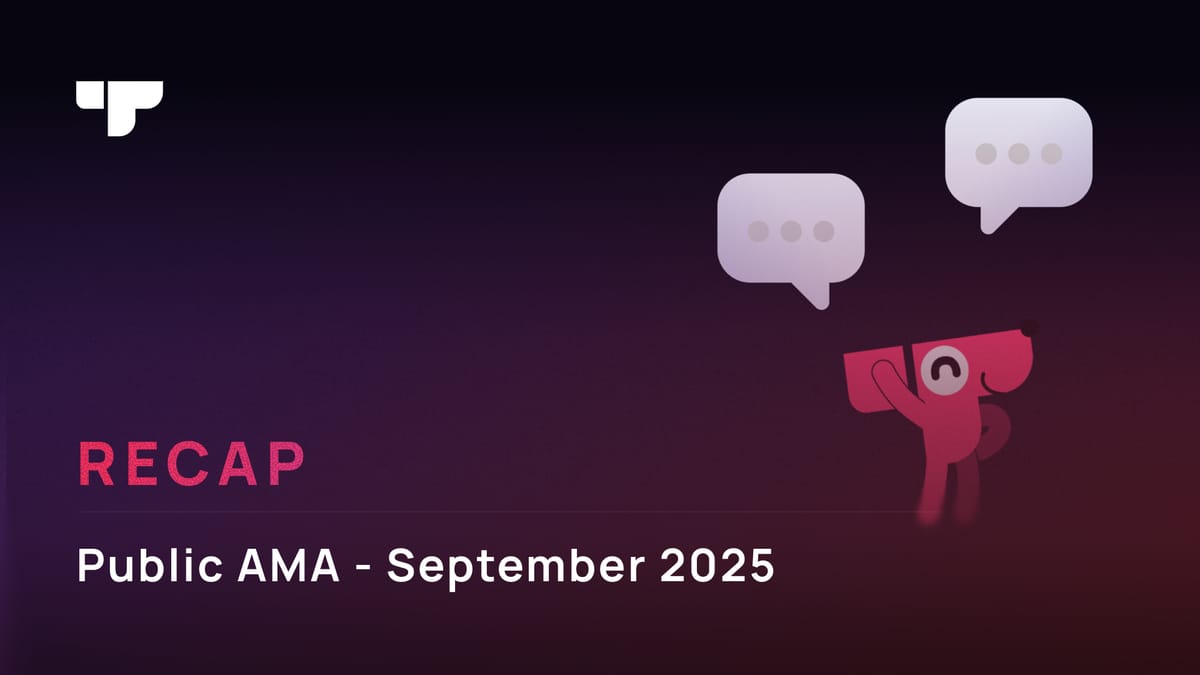 Recap: Public AMA - September 2025